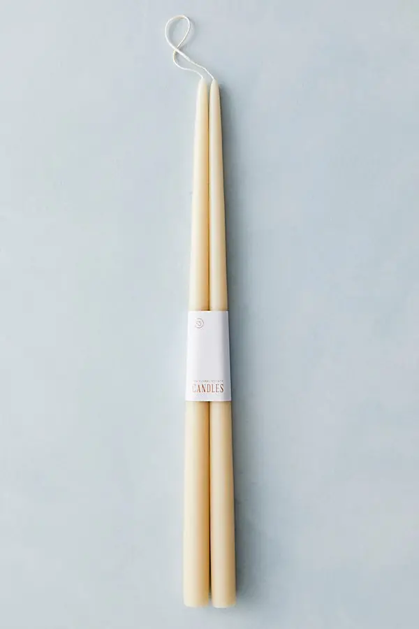 THE FLORAL SOCIETY 18" Dipped Taper Candles