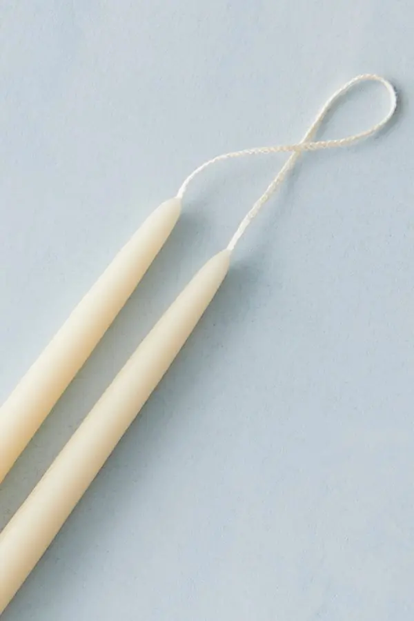 THE FLORAL SOCIETY 18" Dipped Taper Candles