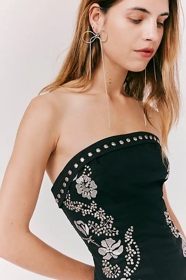 kiada mini dress Free People Kiada Mini Dress In Black - 60% Off
