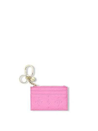 Victoria's Secret Classic Card Case Keychain - Pink