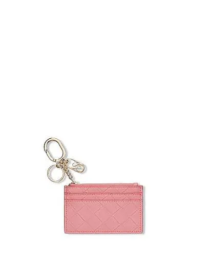 Victoria's Secret Classic Card Case Keychain - Pink