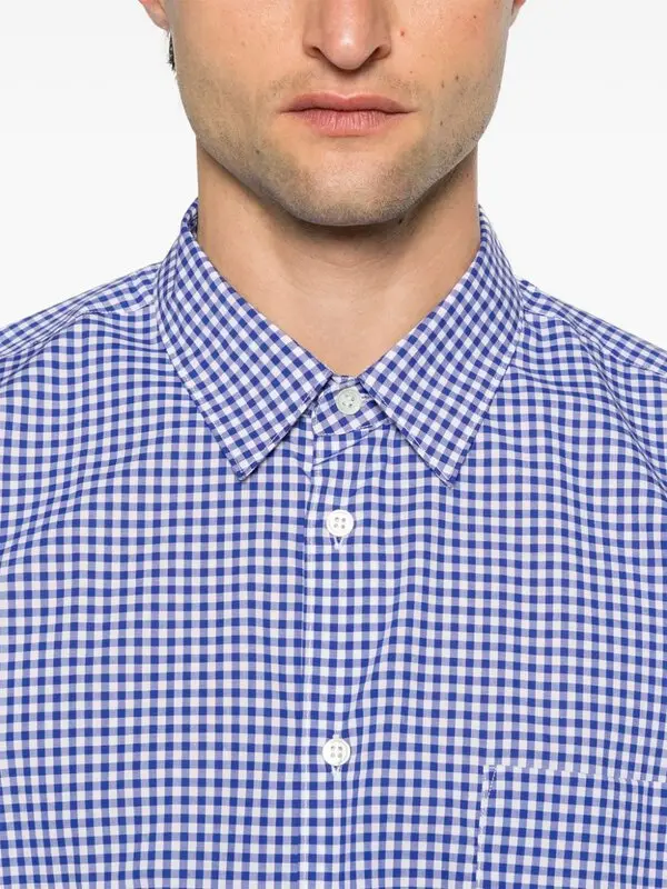 Comme Des Garçons Gingham-pattern Shirt