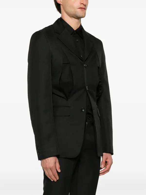 Comme Des Garçons Cut-out Blazer