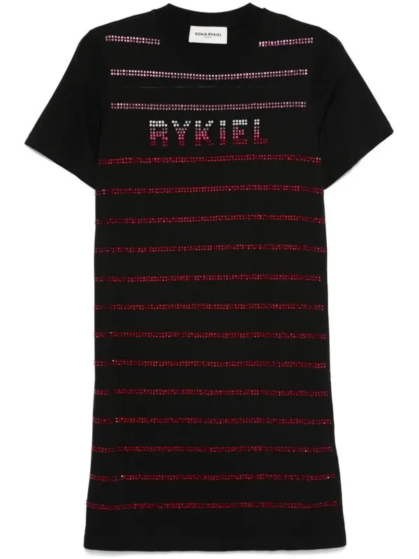 Sonia Rykiel Paris Rhinestone Mini Dress