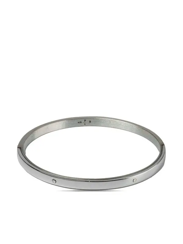 PARTS OF FOUR Sistema Bangle Bracelet - Silver