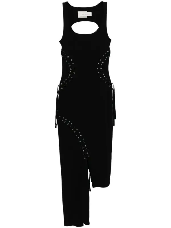FENG CHEN WANG Braided Dress - Black