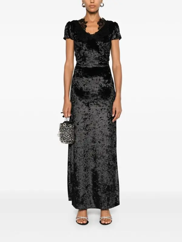 Ermanno Scervino Velvet Maxi Dress