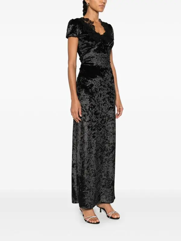 Ermanno Scervino Velvet Maxi Dress
