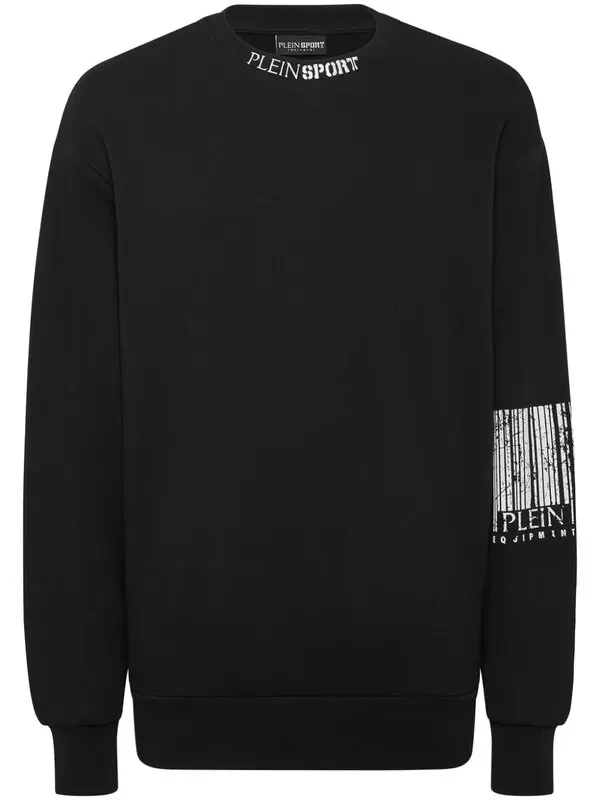 PLEIN SPORT Barcode Print Sweatshirt