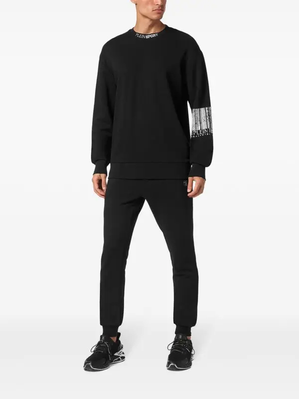 PLEIN SPORT Barcode Print Sweatshirt