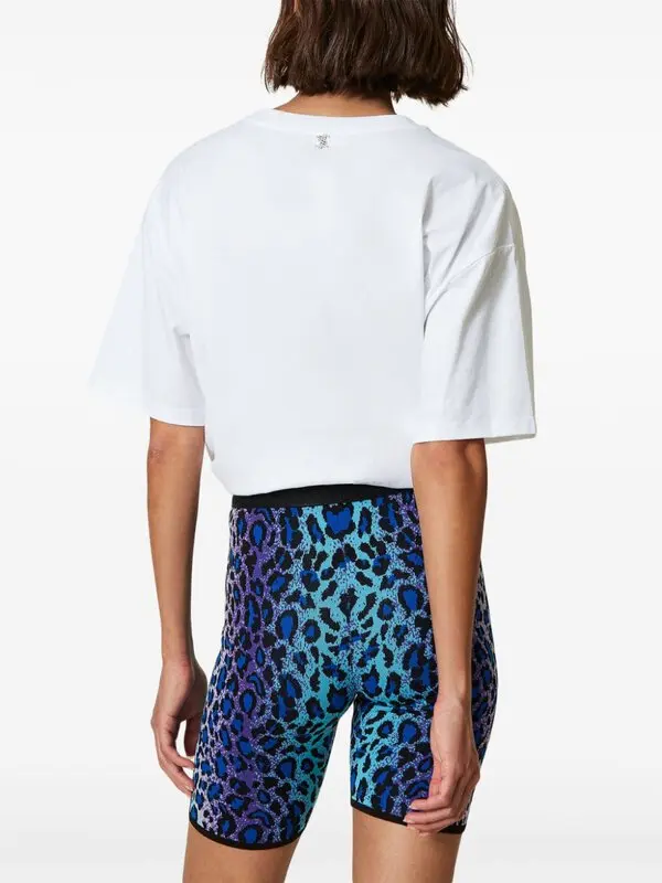 TWINSET Leopard-print Shorts