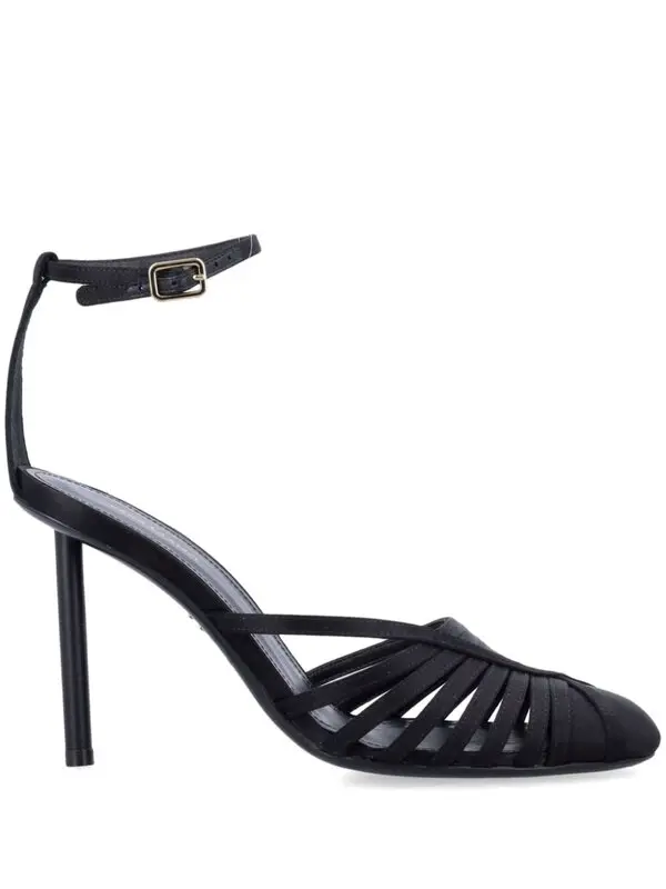 FERRAGAMO Ermelia Stiletto Sandals - Black
