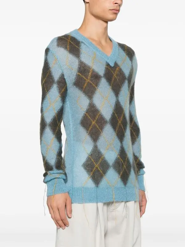 Marni Argyle-intarsia Sweater