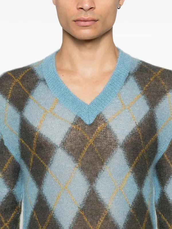 Marni Argyle-intarsia Sweater