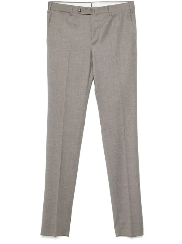PT TORINO Slim-cut Trousers - Neutrals