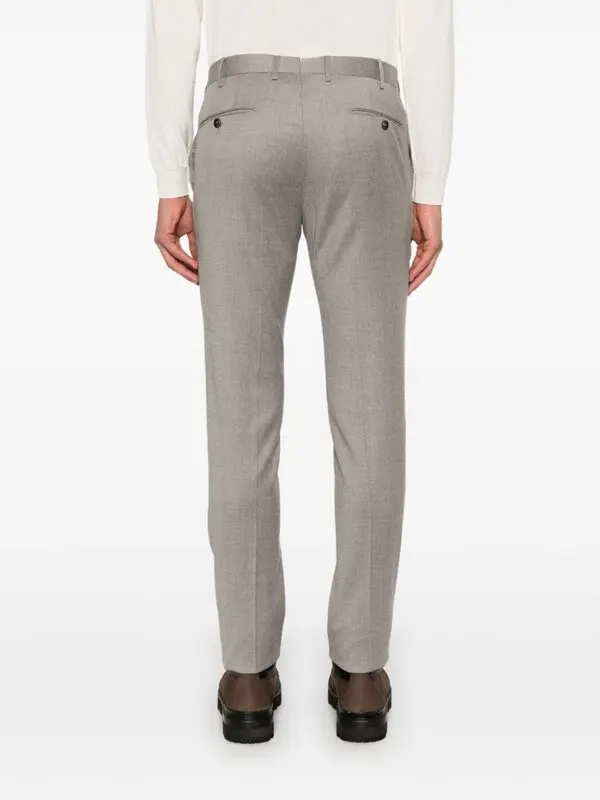 PT TORINO Slim-cut Trousers - Neutrals