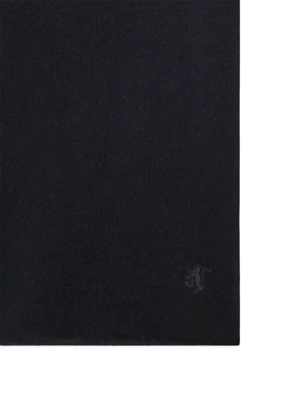 Pringle Of Scotland Logo-embroidered Cashmere Scarf