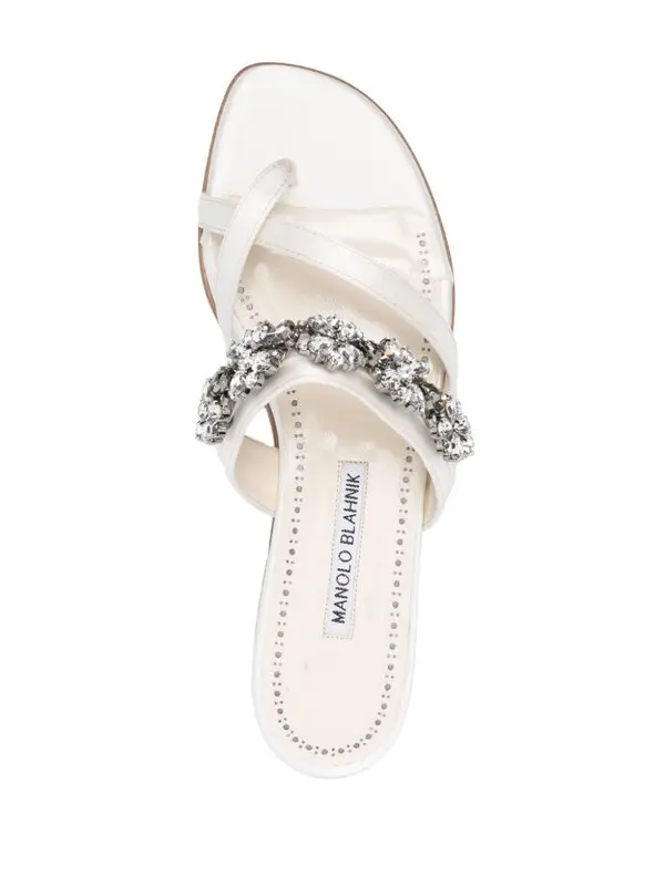 Manolo Blahnik Perlusa Sandals