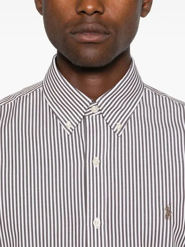 Polo Ralph Lauren Striped Shirt - Brown