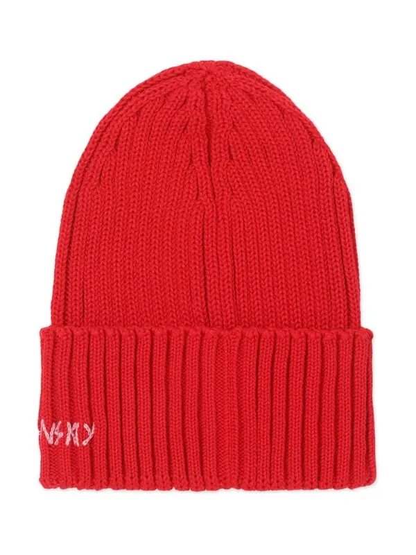 Ruslan Baginskiy Logo-embroidered Beanie - Red