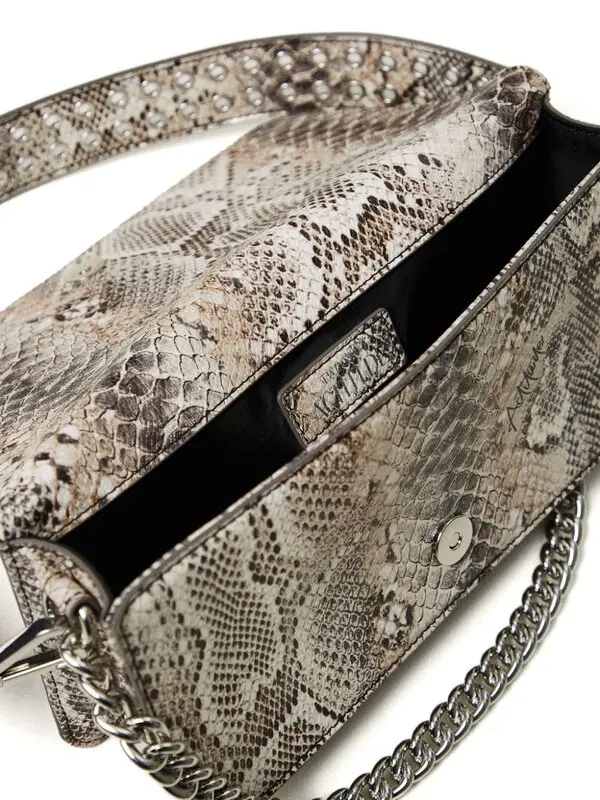 TWINSET Snakeskin-print Crossbody Bag