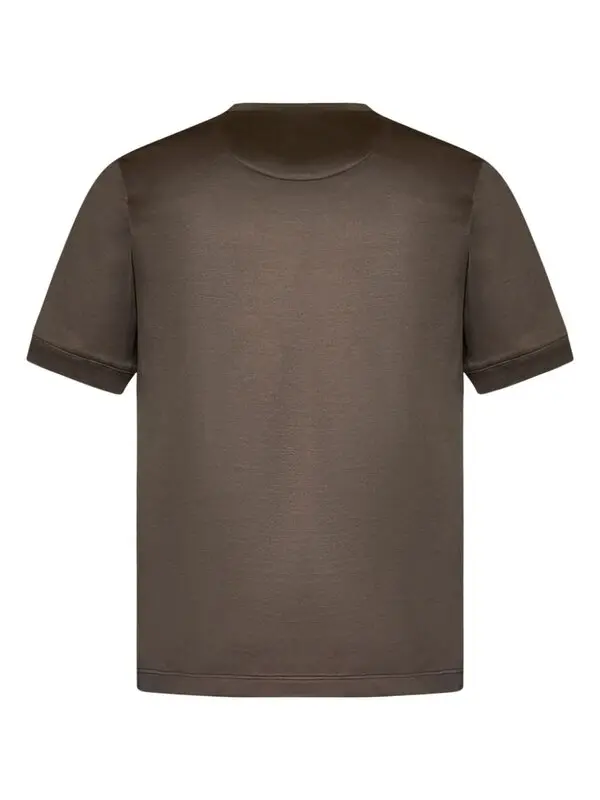 FRANZESE COLLECTION Cotton T-shirt - Brown