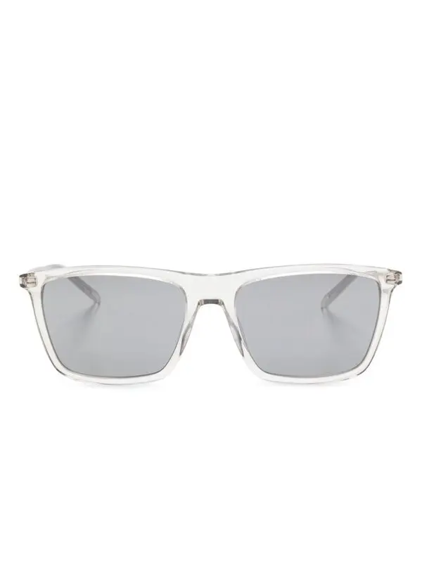 Saint Laurent Square-frame Sunglasses - Neutrals