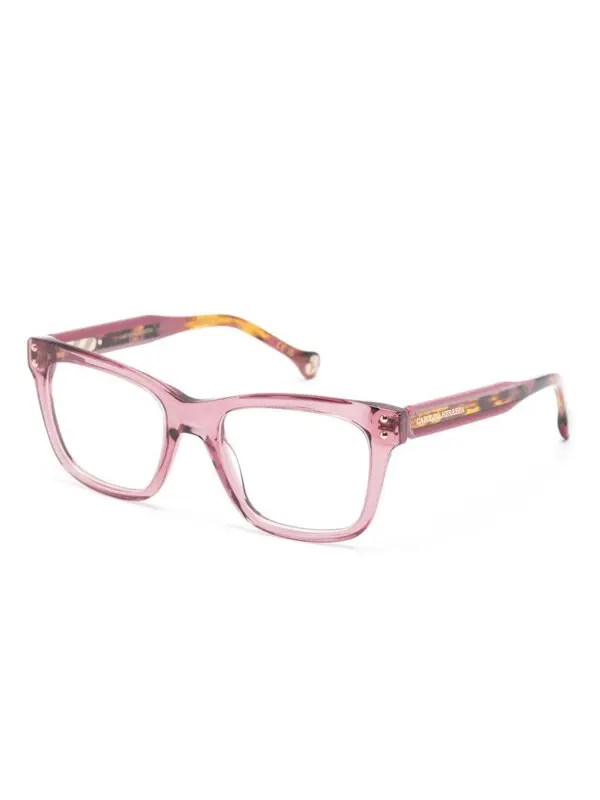 Carolina Herrera Square Frame Eyeglasses - Pink