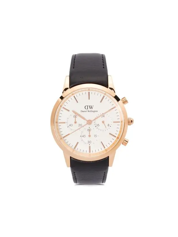 DANIEL WELLINGTON 42mm Chronograph Watch - White