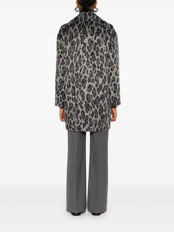 Tagliatore Leopard-print Coat