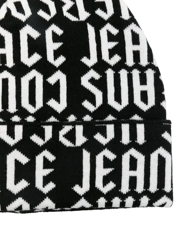 Versace Logo-jacquard Beanie Hat