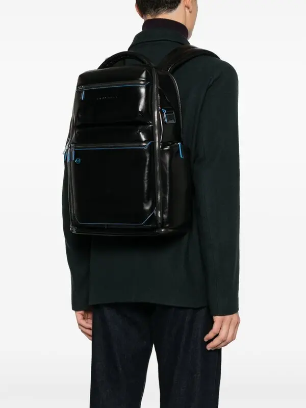 PIQUADRO Personalizable Backpack - Black