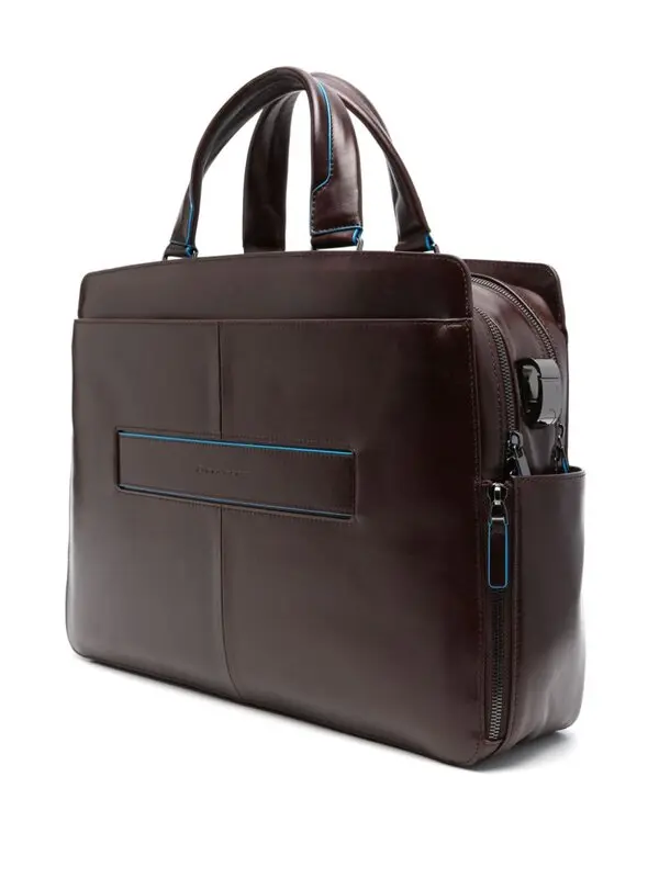PIQUADRO Leather Laptop Bag - Brown