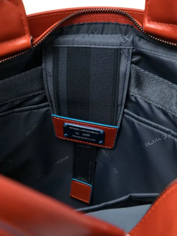 PIQUADRO Leather Laptop Bag