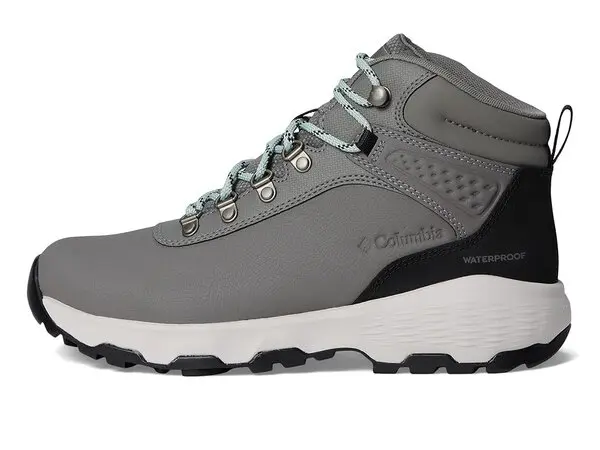 Columbia Newton Wander Leather Lace-up Boots - Gray
