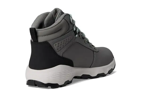 Columbia Newton Wander Leather Lace-up Boots - Gray