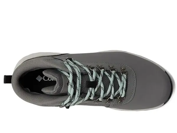 Columbia Newton Wander Leather Lace-up Boots - Gray