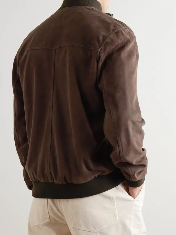 VALSTAR Valstarino Suede Jacket - Brown