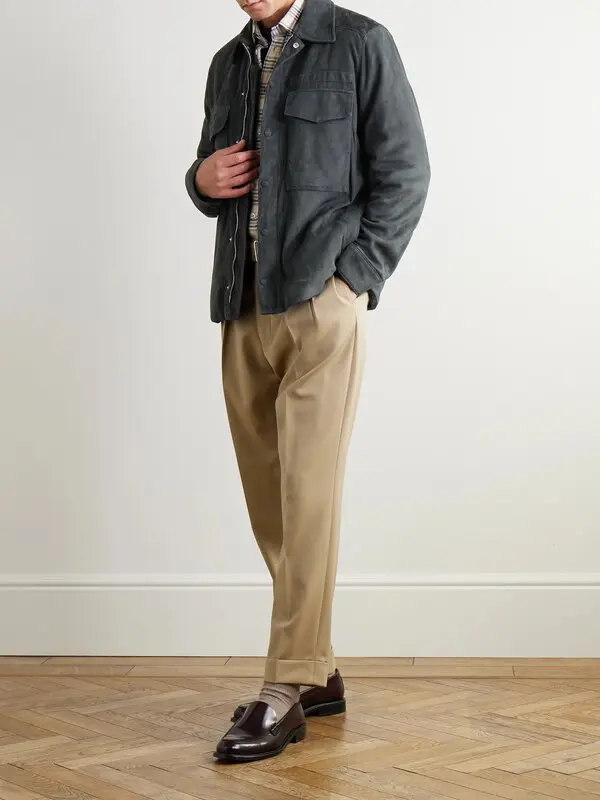 VALSTAR Robert Padded Suede Jacket