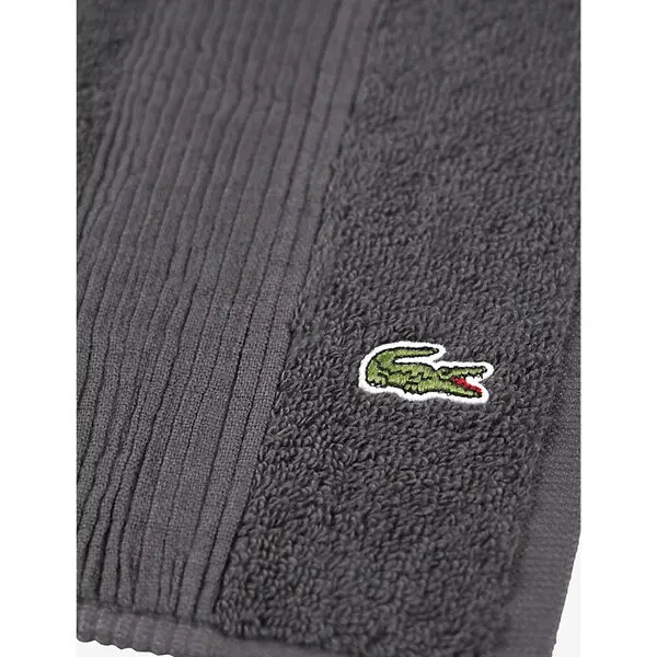 Lacoste Casual Logo-embroidered Cotton 55cm X 80cm - Orange