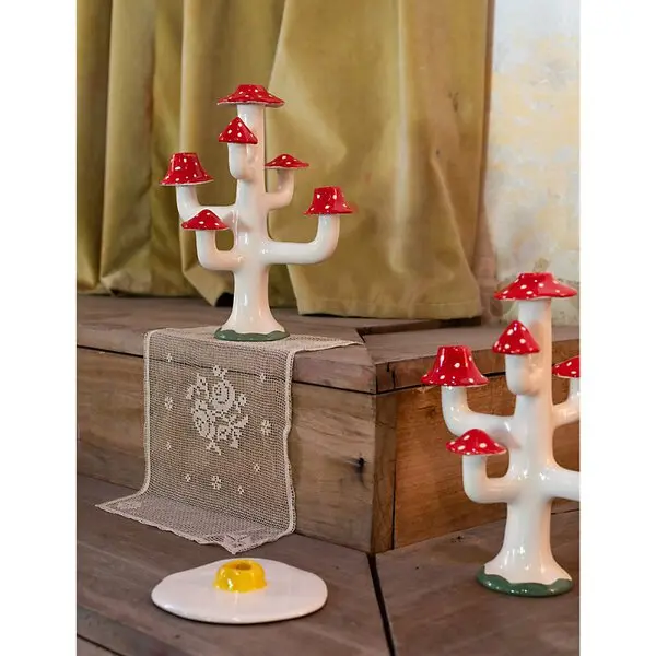LAETITIA ROUGET Magic Champs Ceramic Candle Holder 30cm