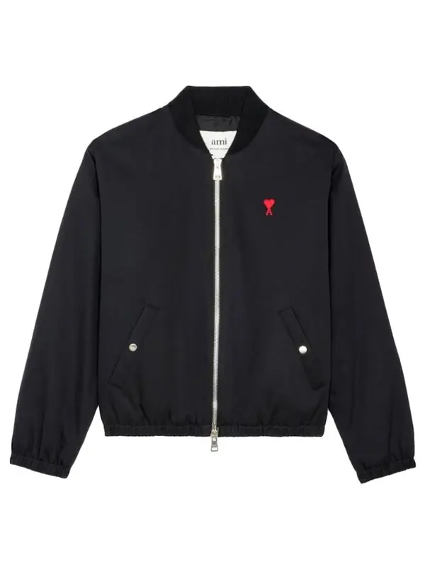 Ami De Coeur Zip-up Bomber Jacket