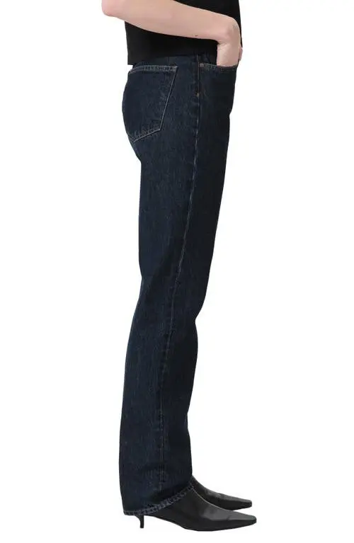 AGOLDE 90s Pinch Waist High-rise Straight Leg Jeans - Polished