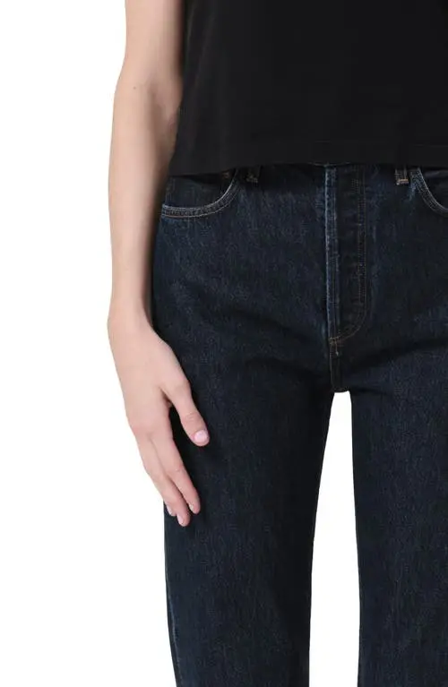 AGOLDE 90s Pinch Waist High-rise Straight Leg Jeans - Polished