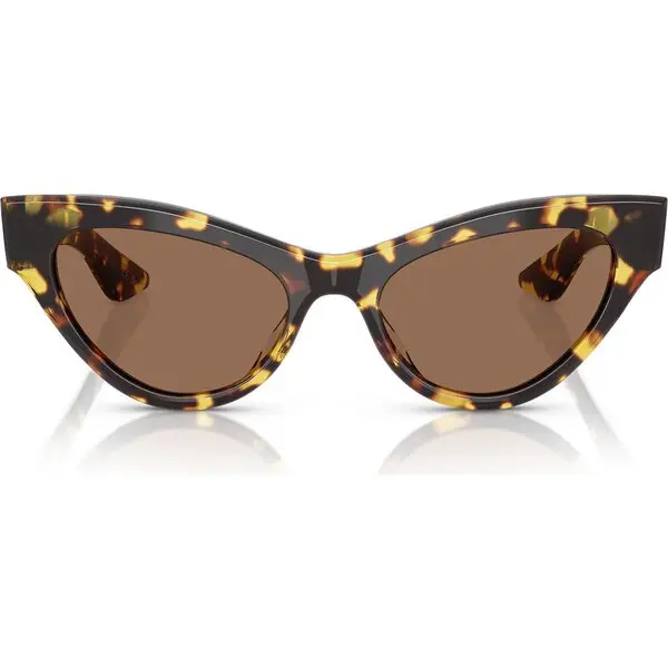 Oliver Spencer X Khaite 54mm Cat Eye Sunglasses - Dark Brown