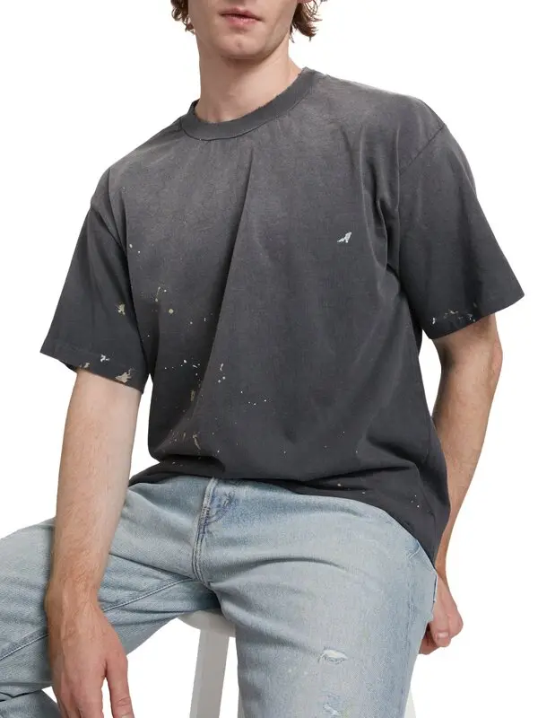 John Elliott Odeon Splatter Cotton T-shirt