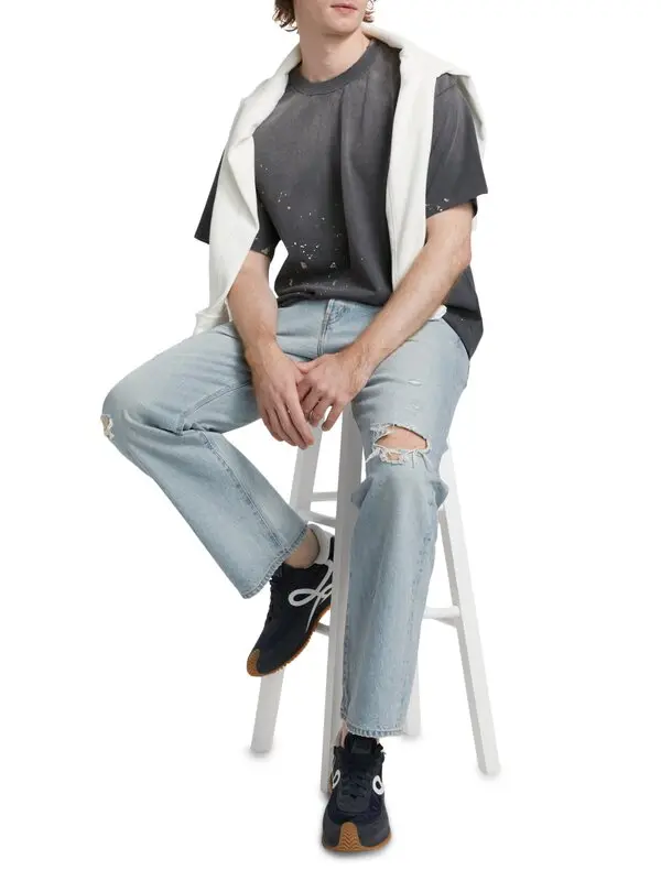 John Elliott Odeon Splatter Cotton T-shirt