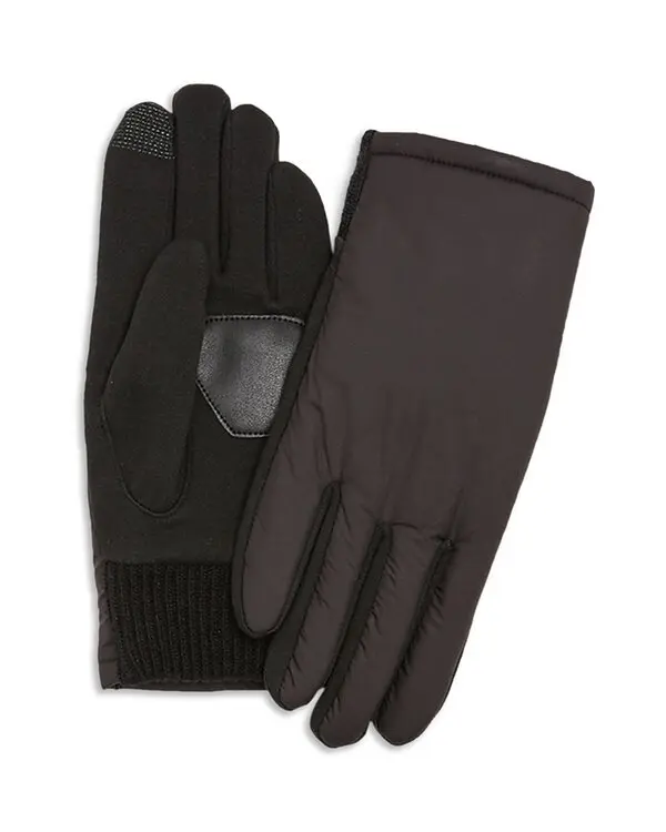 Echo Comfort Stretch Puffer Gloves - Black