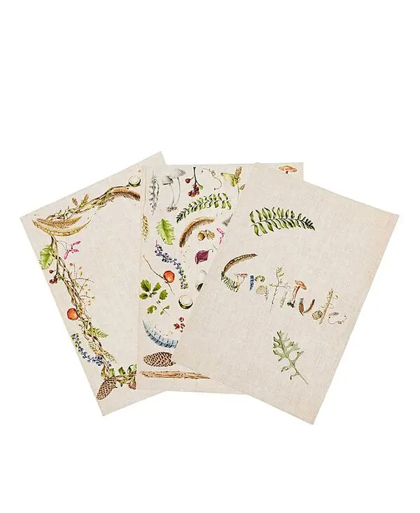 JULISKA Forest Walk Journal Assorted Set Of 3 - Cafe Au Lait