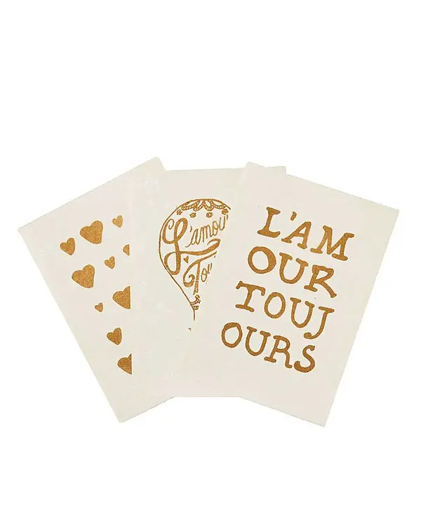 JULISKA L'amour Toujours Journal Assorted Set Of 3 - Gold